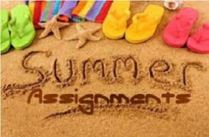 summer assignments - Saint Francis Xavier Elementary School